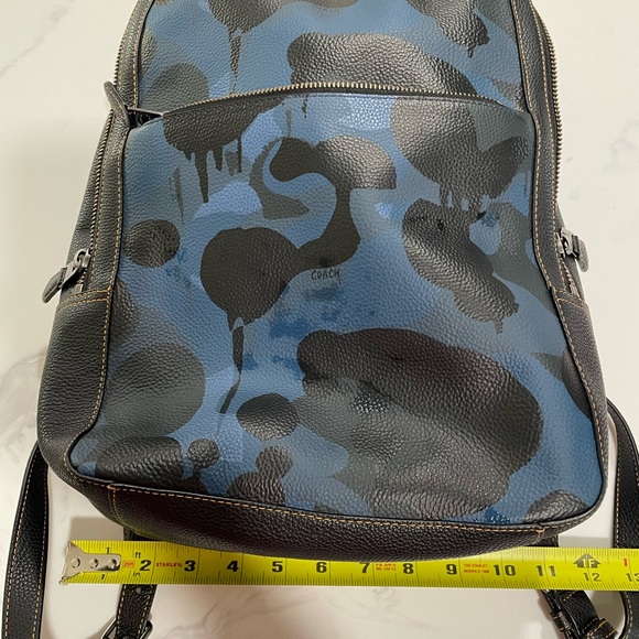 Coach | Bags | Coach Mens Blue Camo Backpack | Poshmark